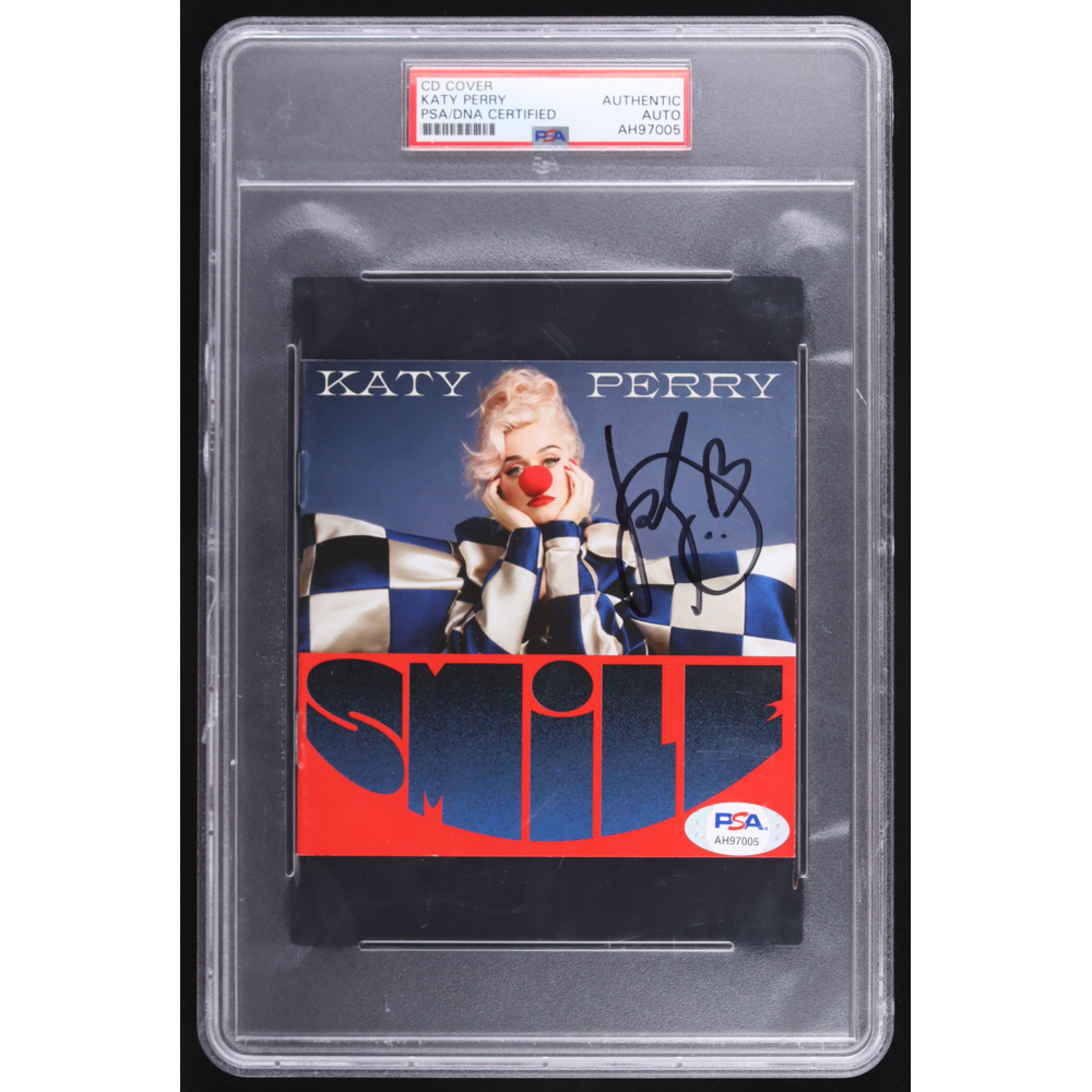 Katy Perry Signed "Smile" CD Cover (PSA) | Pristine Auction