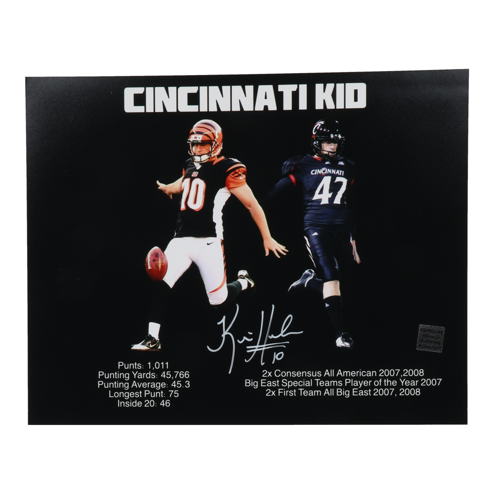 Kevin Huber Signed Bengals 11x14 Photo (Playball Ink) | Pristine Auction