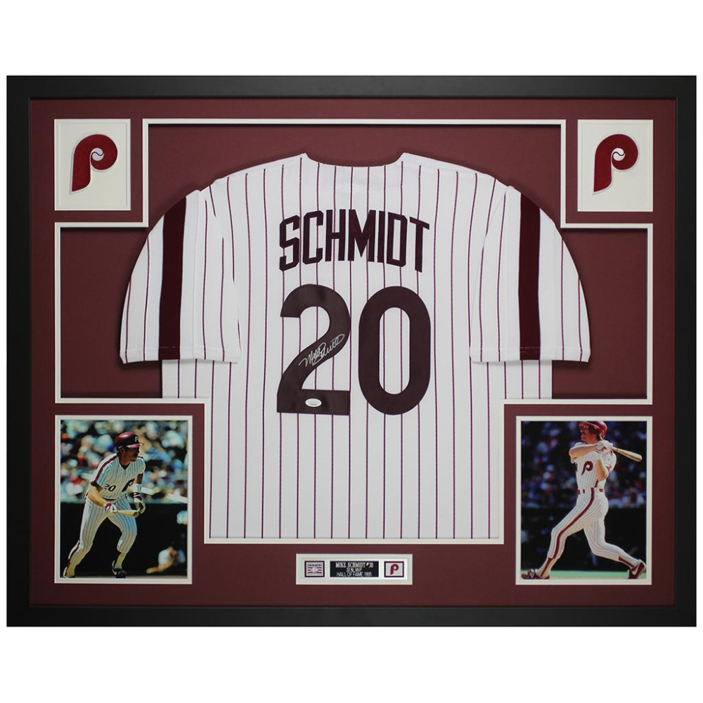 Mike Schmidt Signed Custom Framed Jersey Display (JSA) | Pristine Auction
