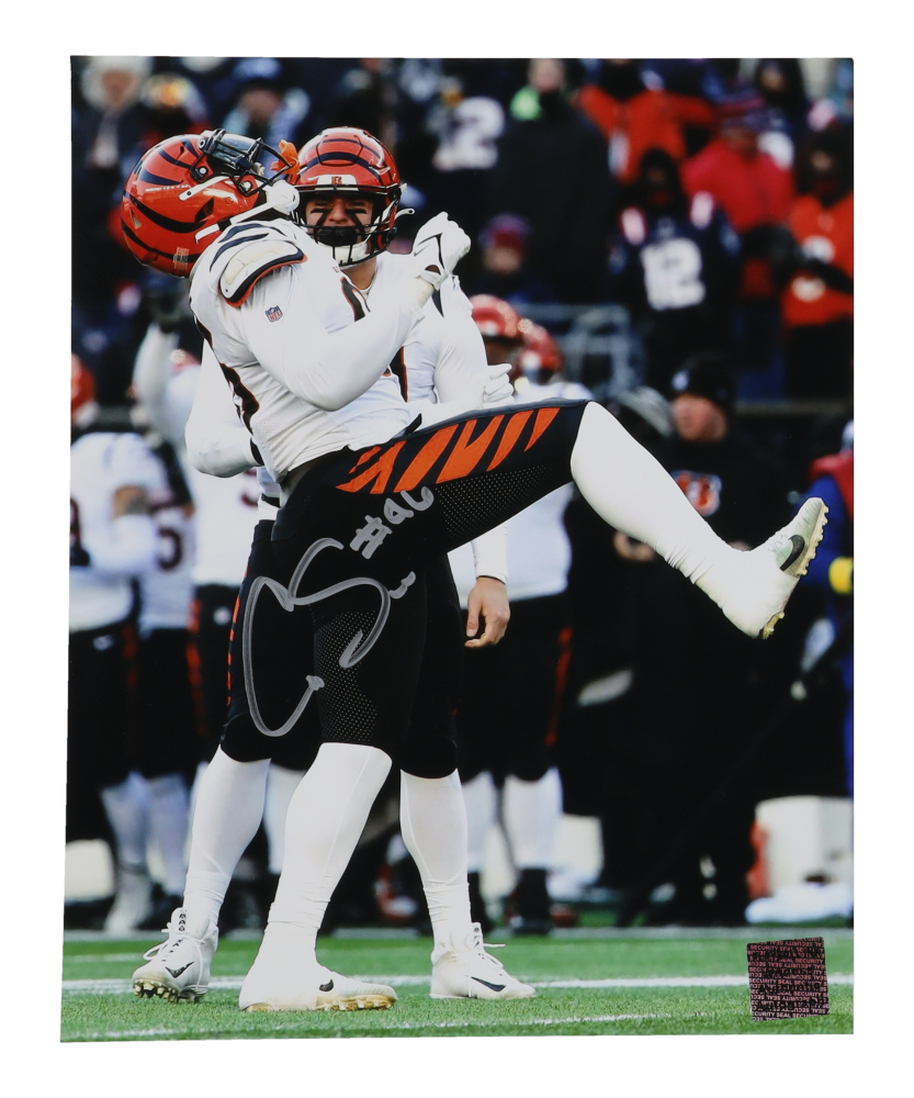 Cameron Sample Signed Bengals 8x10 Photo (Playball Ink) | Pristine Auction