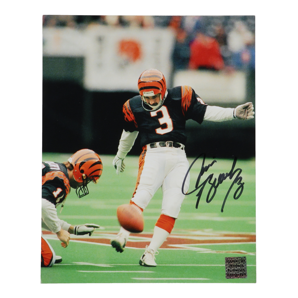 Jim Breech Signed Bengals 8x10 Photo (Playball Ink) | Pristine Auction