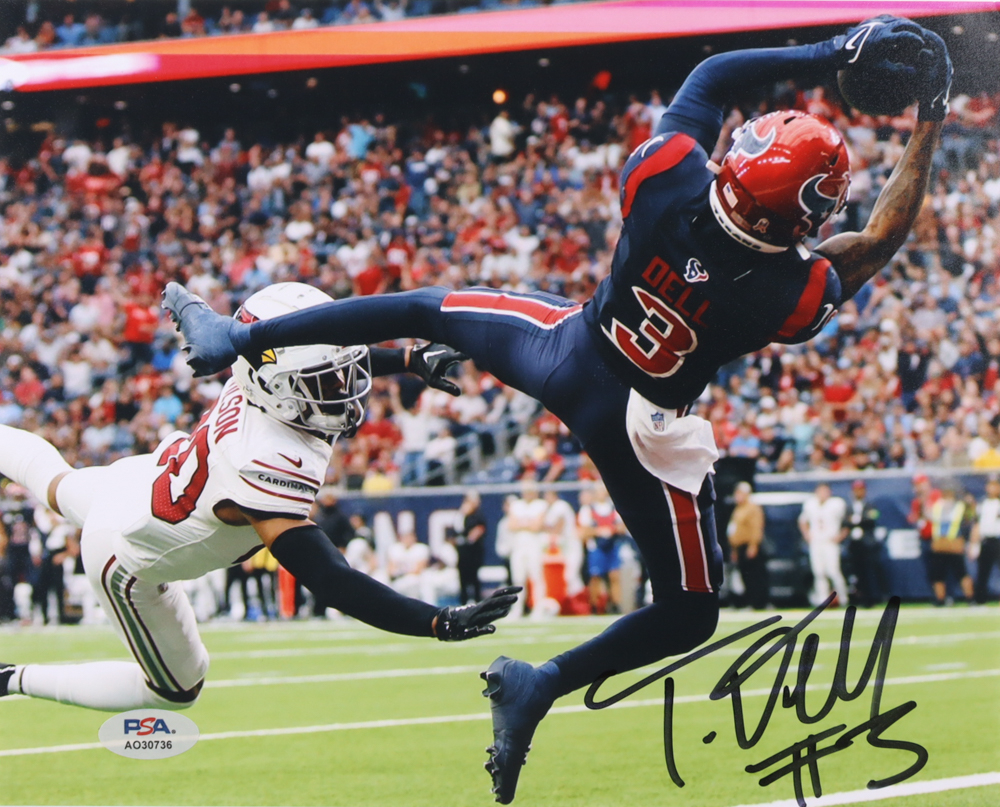 Tank Dell Signed Texans 8x10 Photo (PSA) | Pristine Auction