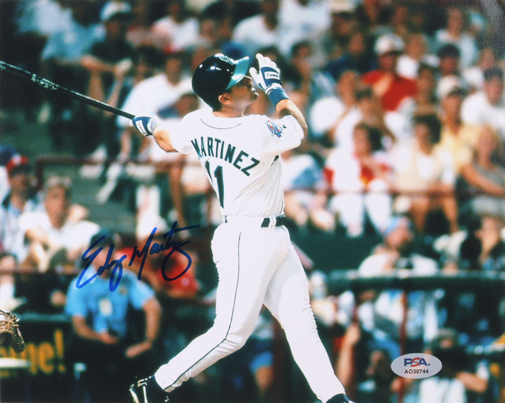 Edgar Martínez Signed Mariners 8x10 Photo (PSA) | Pristine Auction