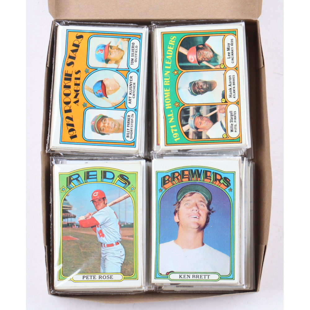 1972 Topps Baseball Cello Fun Pack Vending Box with (20) Packs ...