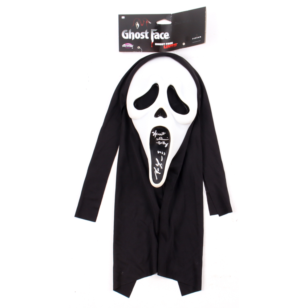 Matthew Lillard & Skeet Ulrich Signed "Scream" Ghostface Mask Inscribed ...