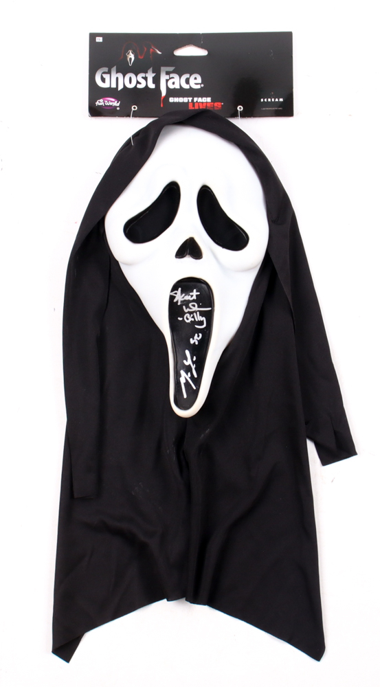 Matthew Lillard & Skeet Ulrich Signed "Scream" Ghostface Mask Inscribed ...