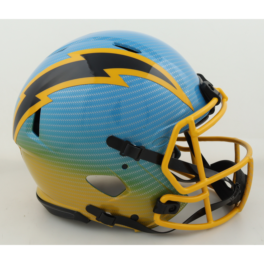 Chargers Full-Size Authentic On-Field Hydro-Dipped Speed Helmet ...
