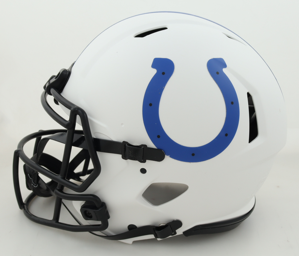 Colts Full-Size Authentic On-Field Lunar Eclipse Alternate Speed Helmet ...