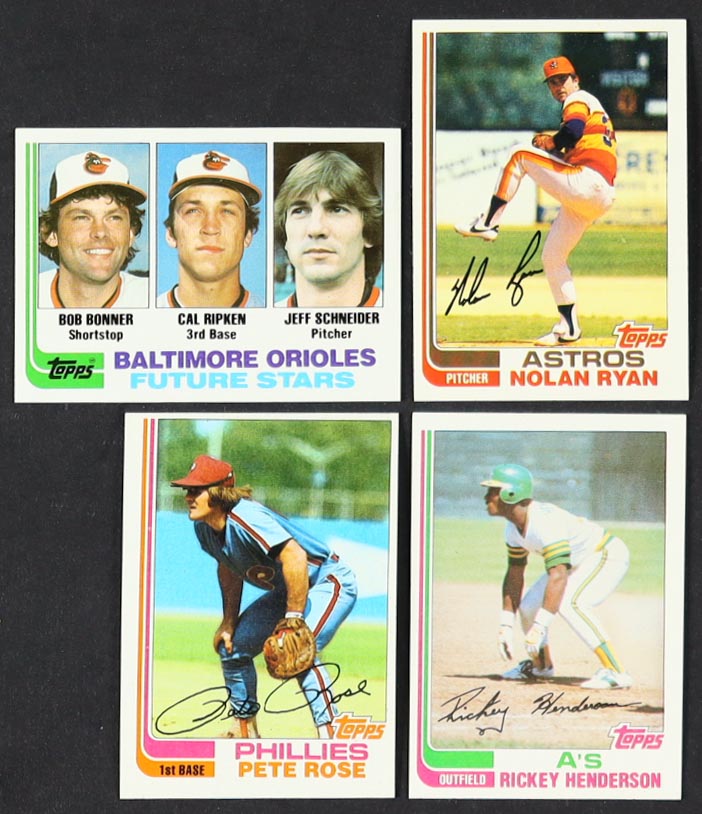 1982 Topps Baseball Complete Set of (792) cards with Rickey Henderson ...