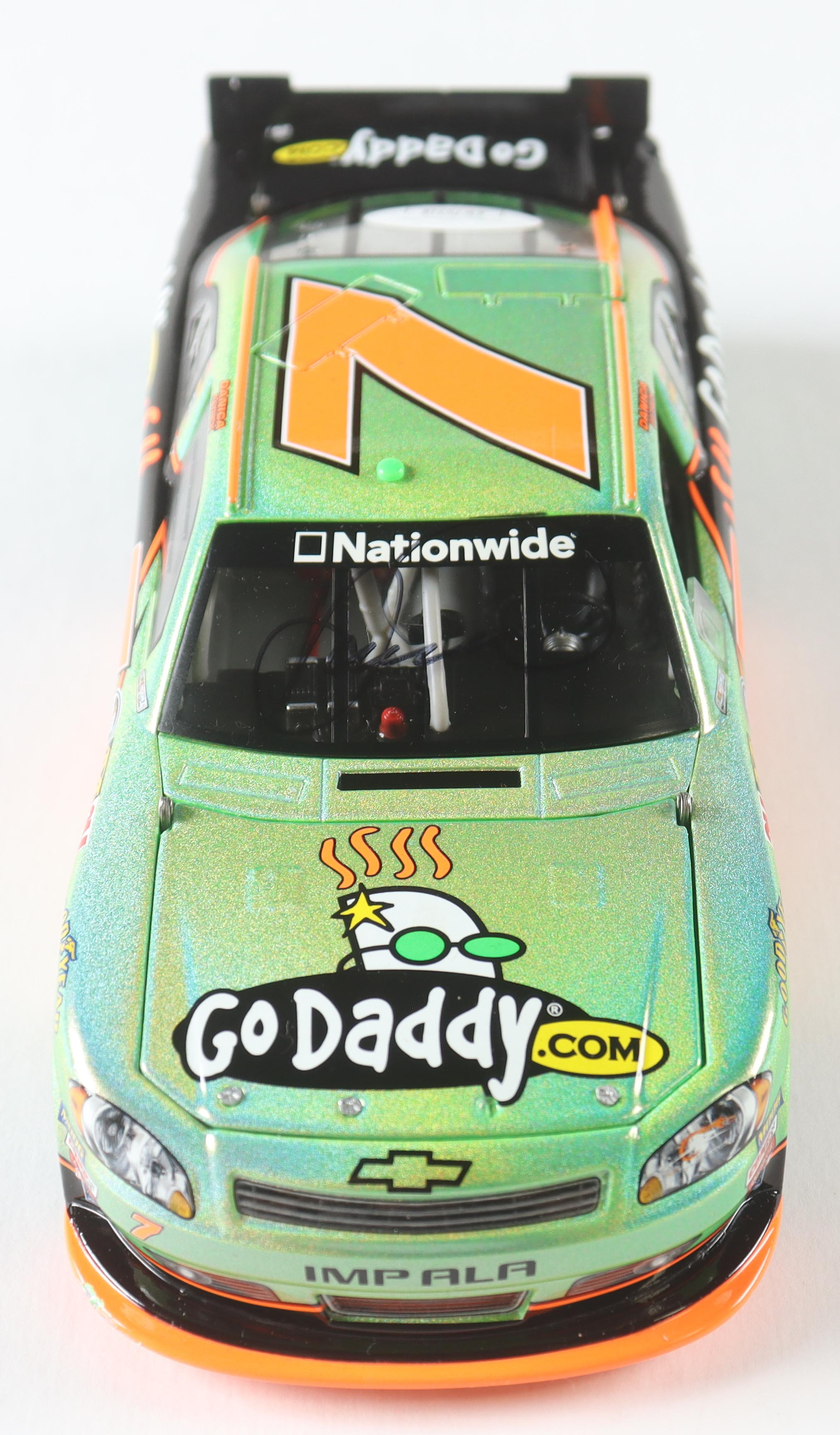 Danica Patrick Signed LE NASCAR Flashcoat Color #7 GoDaddy.com 2011 ...