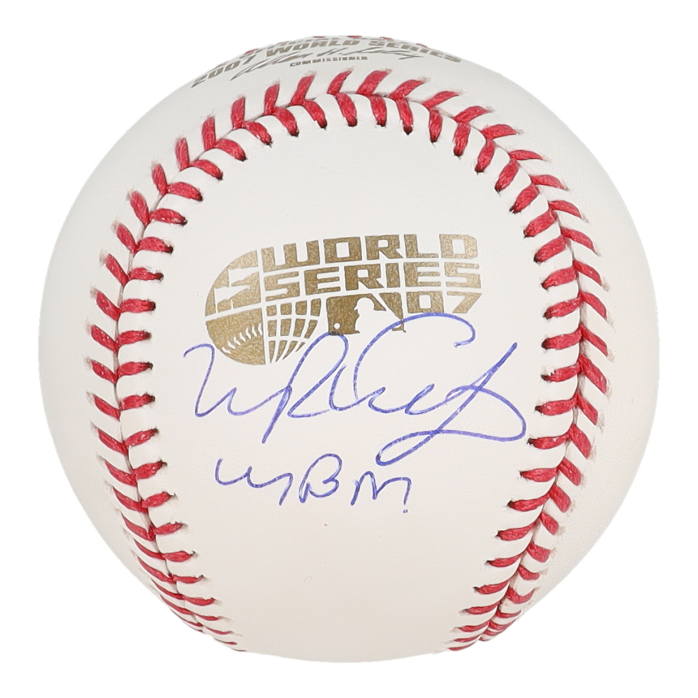 Manny Ramirez Signed 2007 World Series Baseball Inscribed "MBM ...
