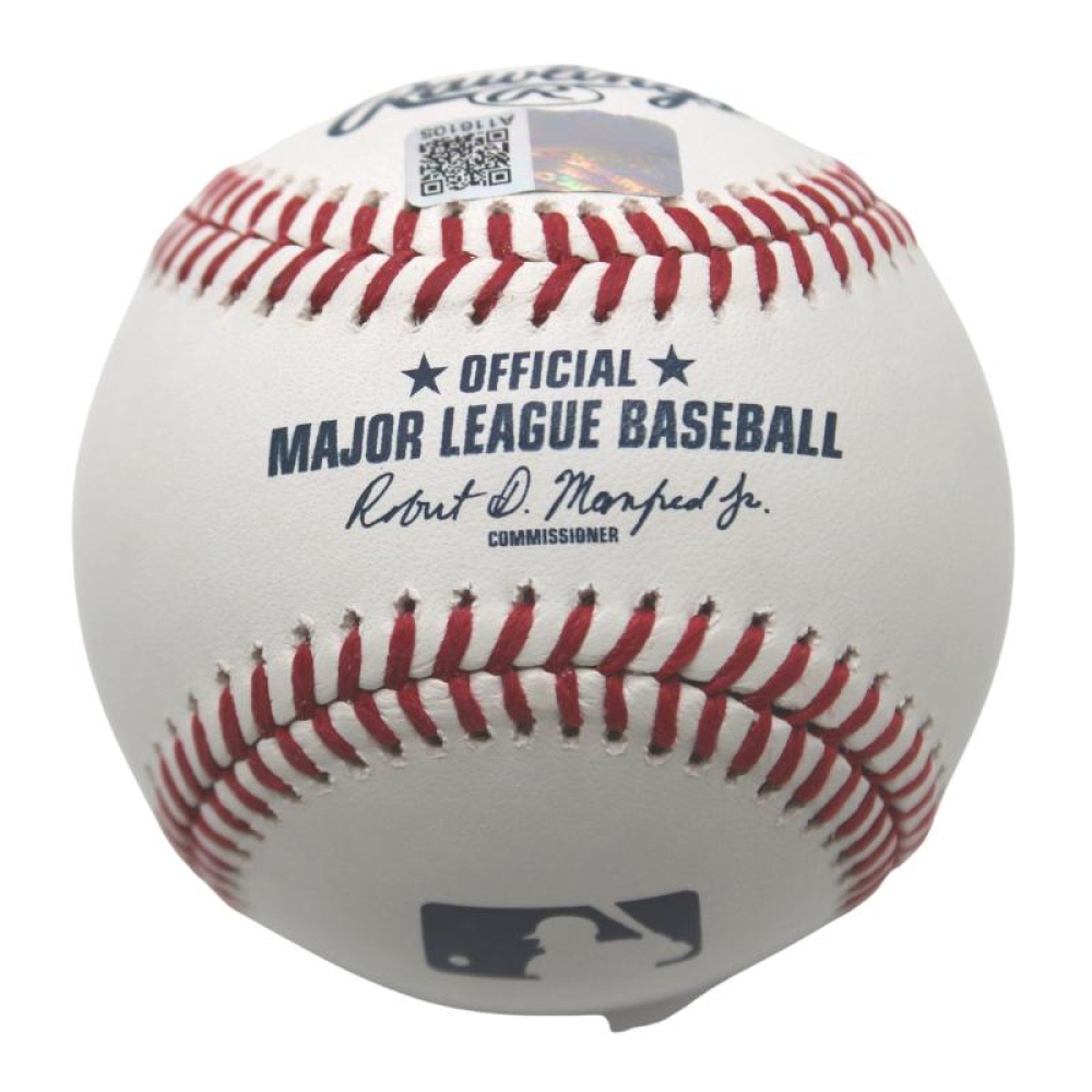 Dustin Pedroia Signed OML Baseball Inscribed "07 AL ROY" (SteinerCX ...