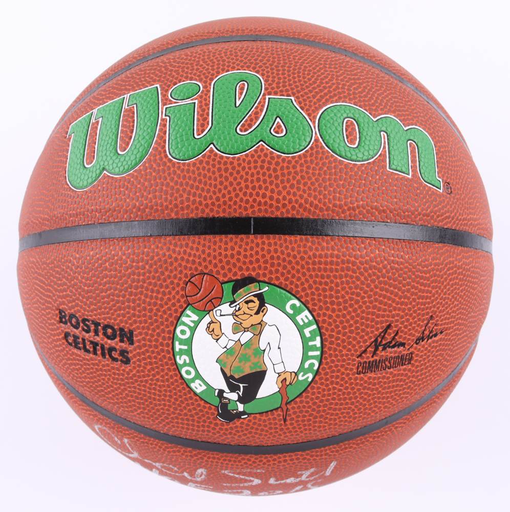 Charlie Scott Signed Celtics Logo Basketball Inscribed "HOF 2018" (Schwartz) | Pristine Auction