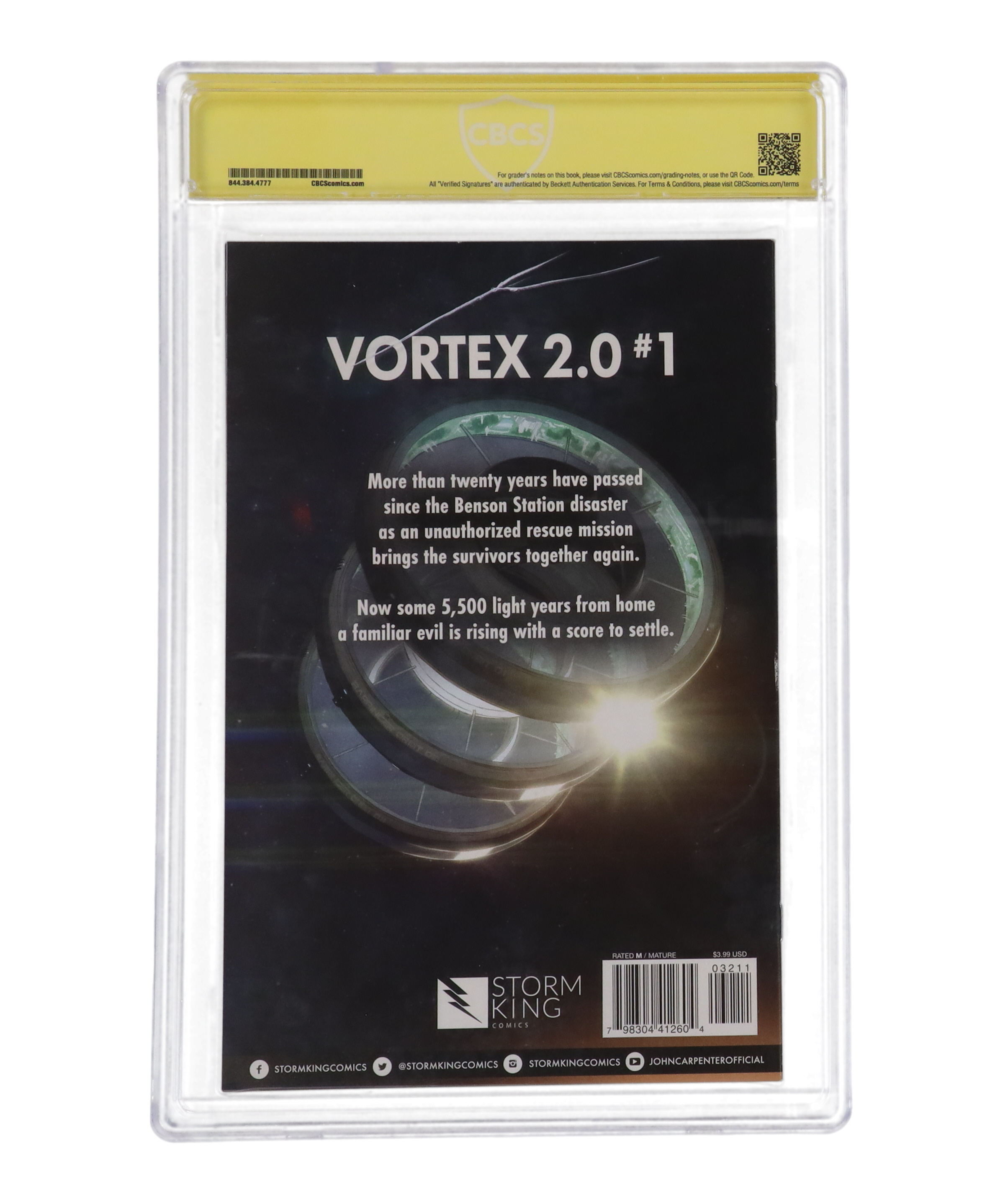 John Carpenter & Sandy King Signed 2020 "John Carpenter's Tales of ...