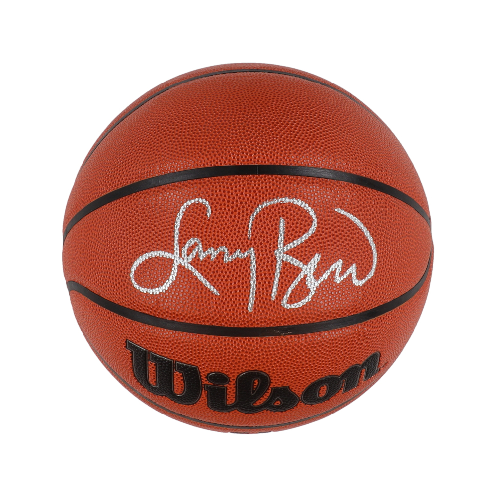 Larry Bird Signed NBA Basketball (Schwartz & Bird) | Pristine Auction