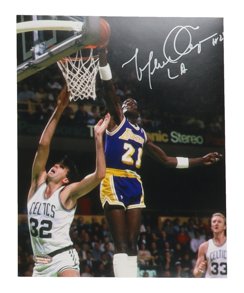 Michael Cooper Signed Lakers 8x10 Photo Inscribed "L.A." (Schwartz ...
