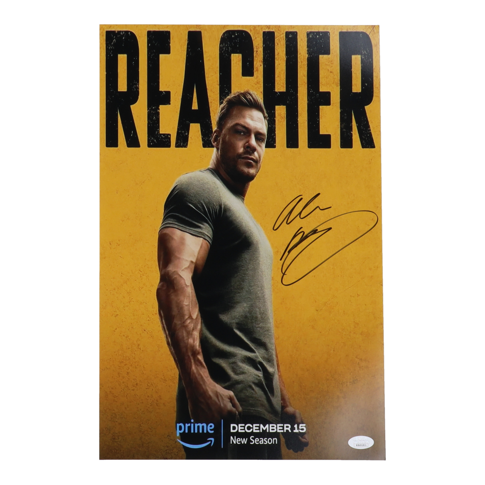 Alan Ritchson Signed "Reacher" 11x17 Photo (JSA) | Pristine Auction