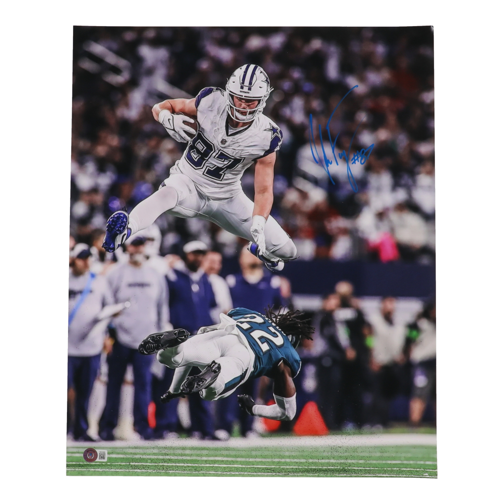 Jake Ferguson Signed Cowboys 16x20 Photo (Beckett) | Pristine Auction