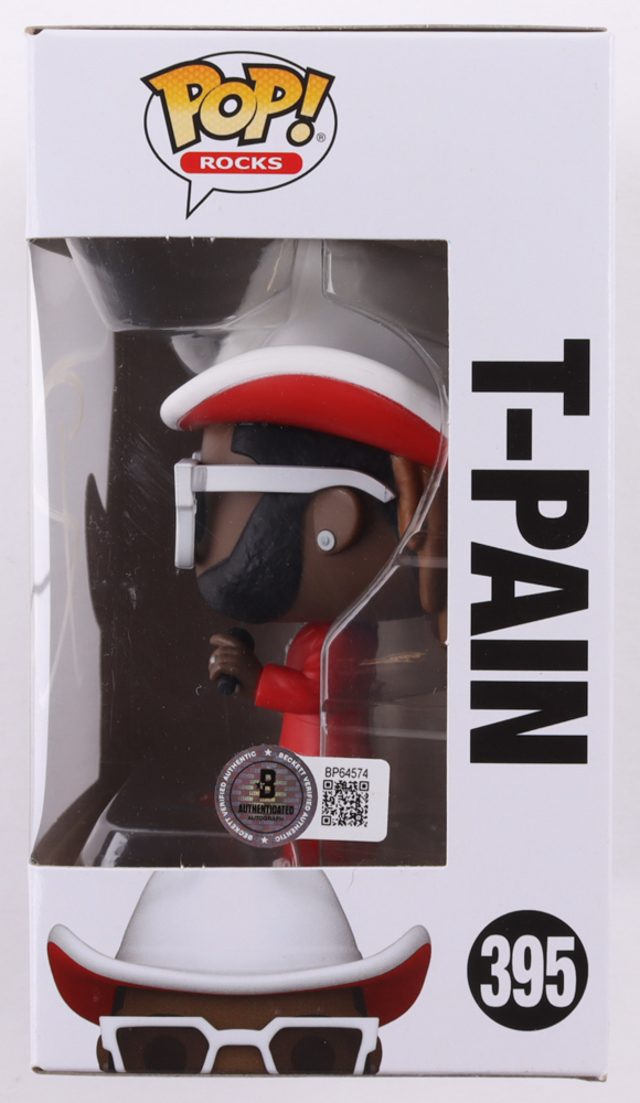 T-Pain Signed NB Gaming #395 Funko Pop! Vinyl Figure (Beckett ...