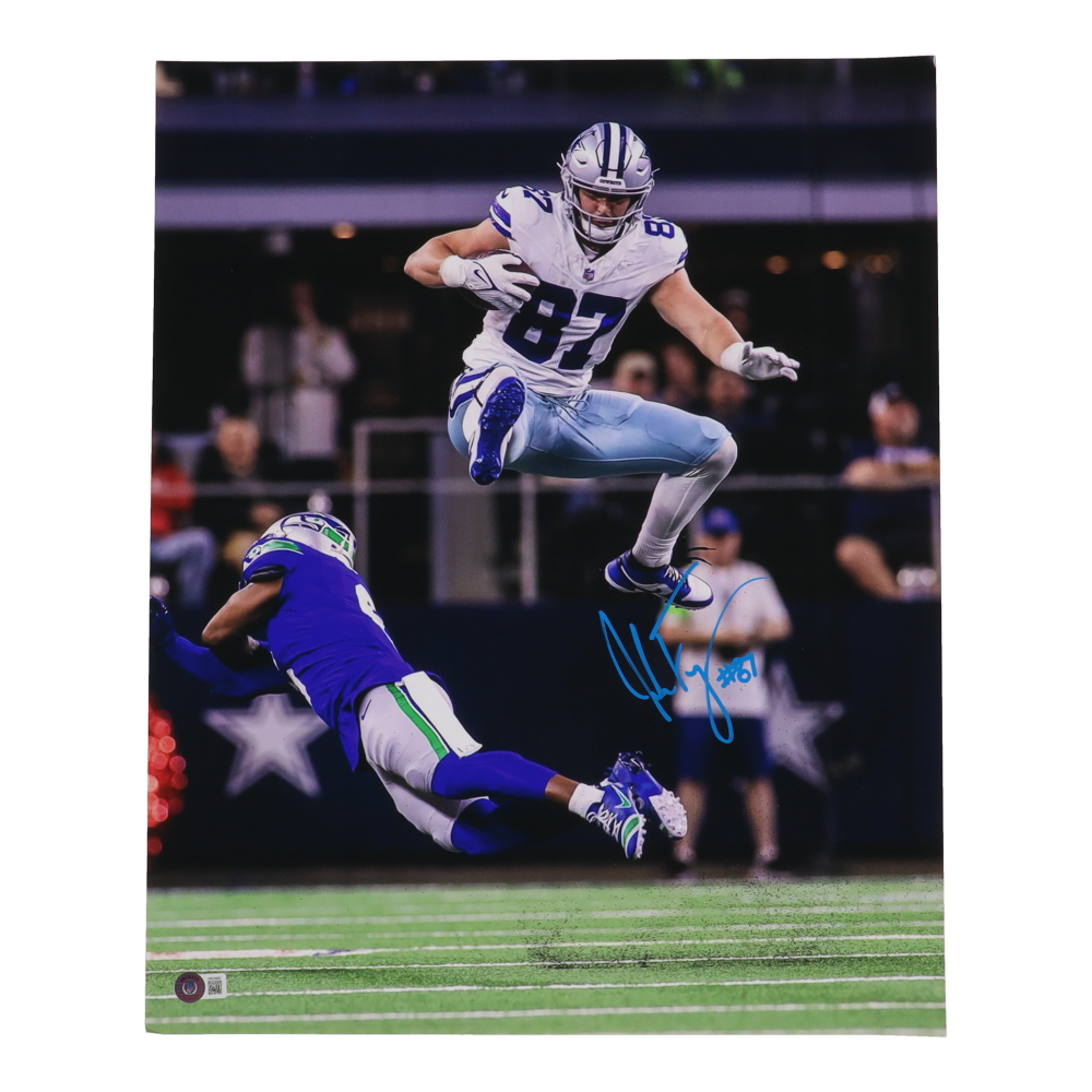 Jake Ferguson Signed Cowboys 16x20 Photo (Beckett) | Pristine Auction