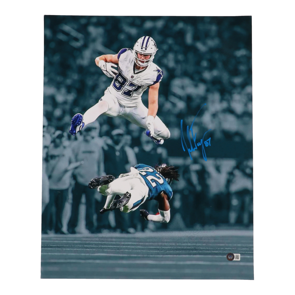 Jake Ferguson Signed Cowboys 16x20 Photo (Beckett) | Pristine Auction