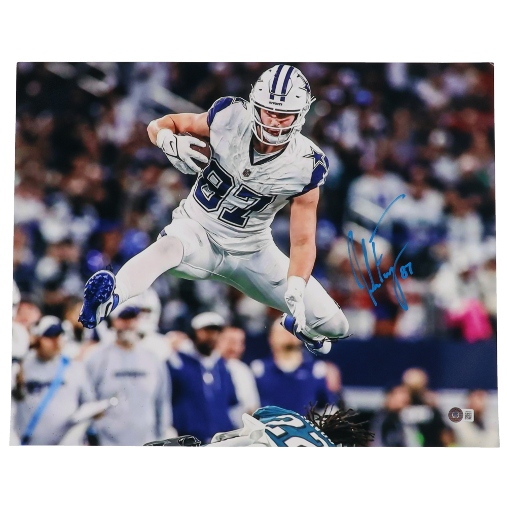 Jake Ferguson Signed Cowboys 16x20 Photo (Beckett) | Pristine Auction