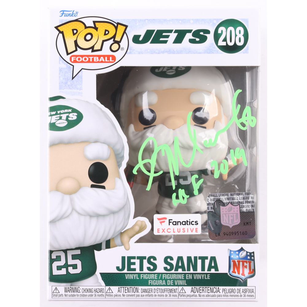 Kevin Mawae Signed Jets #208 Jets Santa Funko Pop! Vinyl Figure ...