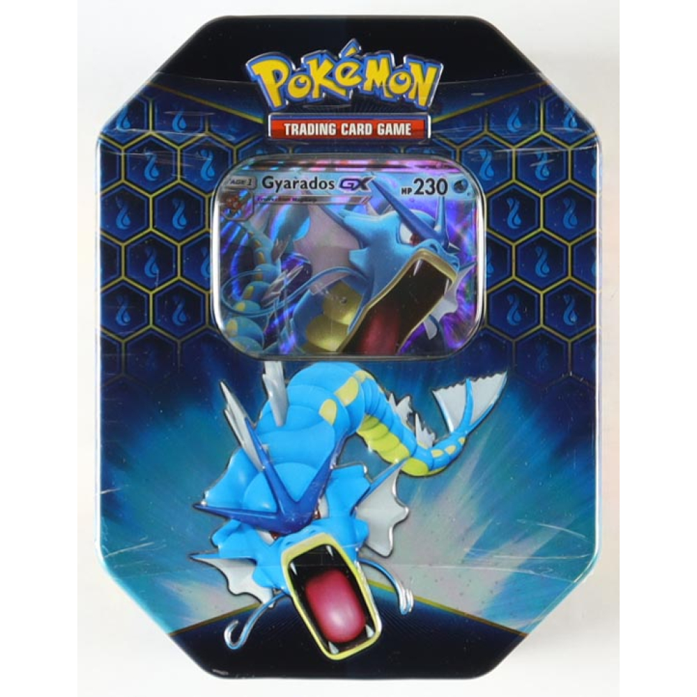 Pokemon TCG: Hidden Fates Tin - Gyarados | Pristine Auction