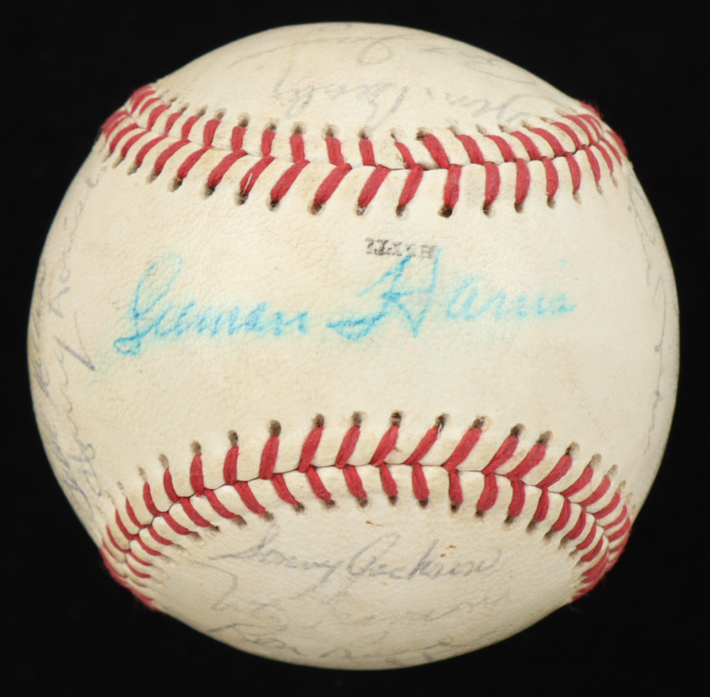 1968 Braves Baseball Team-Signed by (27) with Phil Niekro, Luman Harris ...