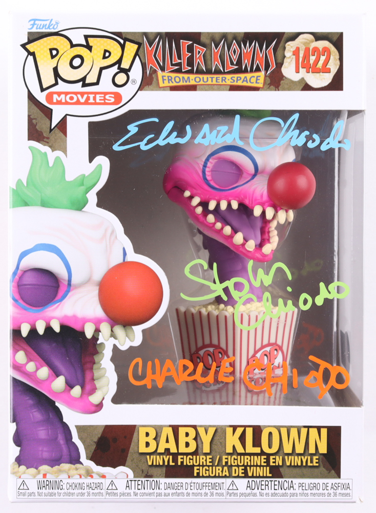 Stephen Chiodo, Charlie Chiodo & Edward Chiodo Signed "Killer Klowns ...