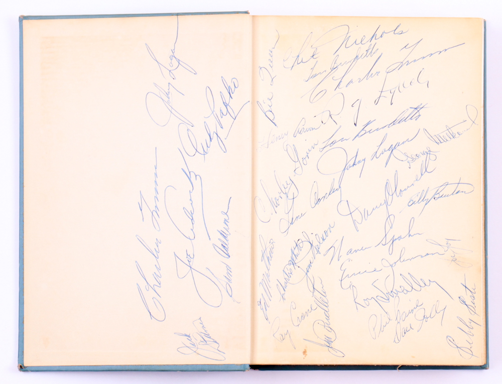 1954 "The Milwaukee Braves" Book Team-Signed by (31) with Hank Aaron ...