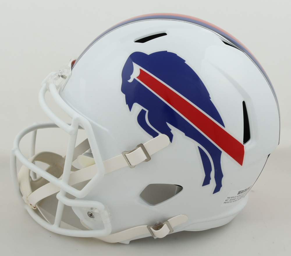 James Cook Signed Bills Full-Size Speed Helmet (Beckett) | Pristine Auction