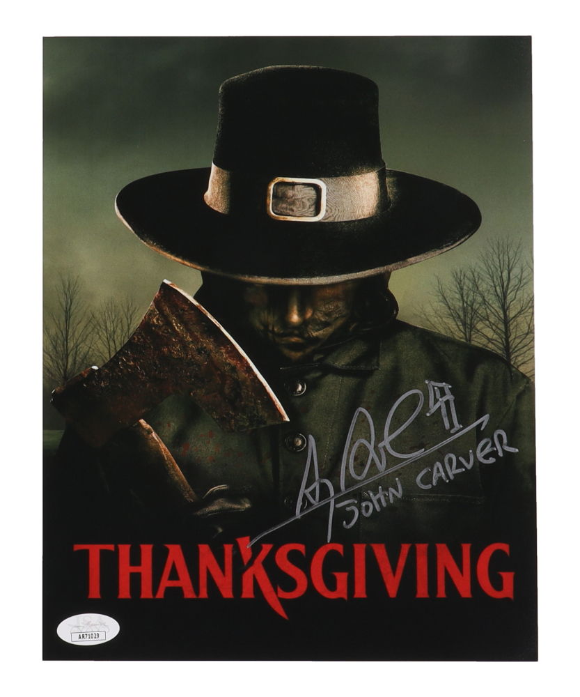 Alex Armbruster Signed "Thanksgiving" 8x10 Photo Inscribed "John Carver ...