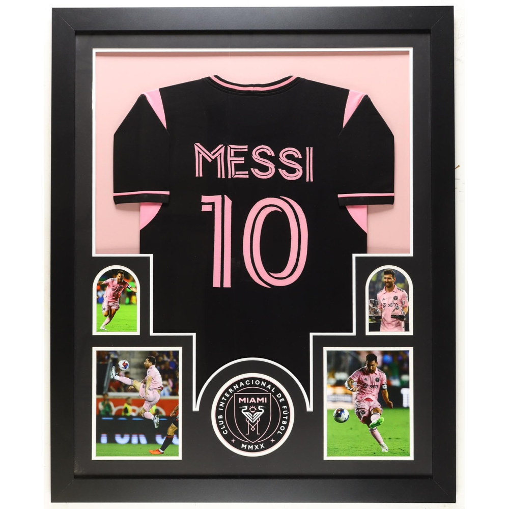 Lionel Messi Inter Miami Custom Framed Jersey Display | Pristine Auction