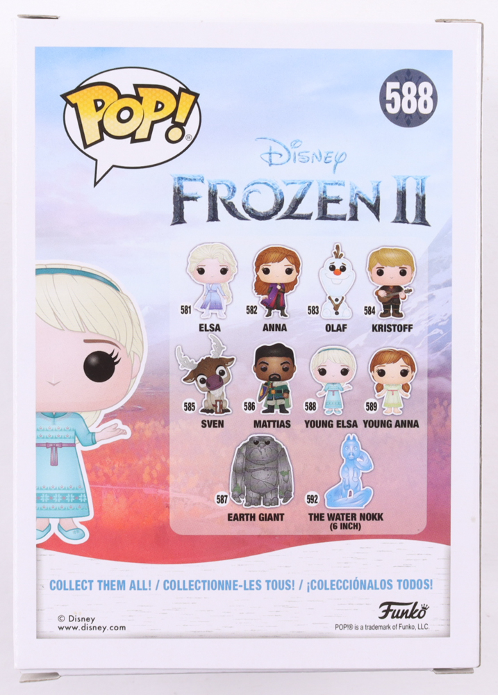 Idina Menzel Signed "Frozen II" #588 Young Elsa Funko Pop! Vinyl Figure ...