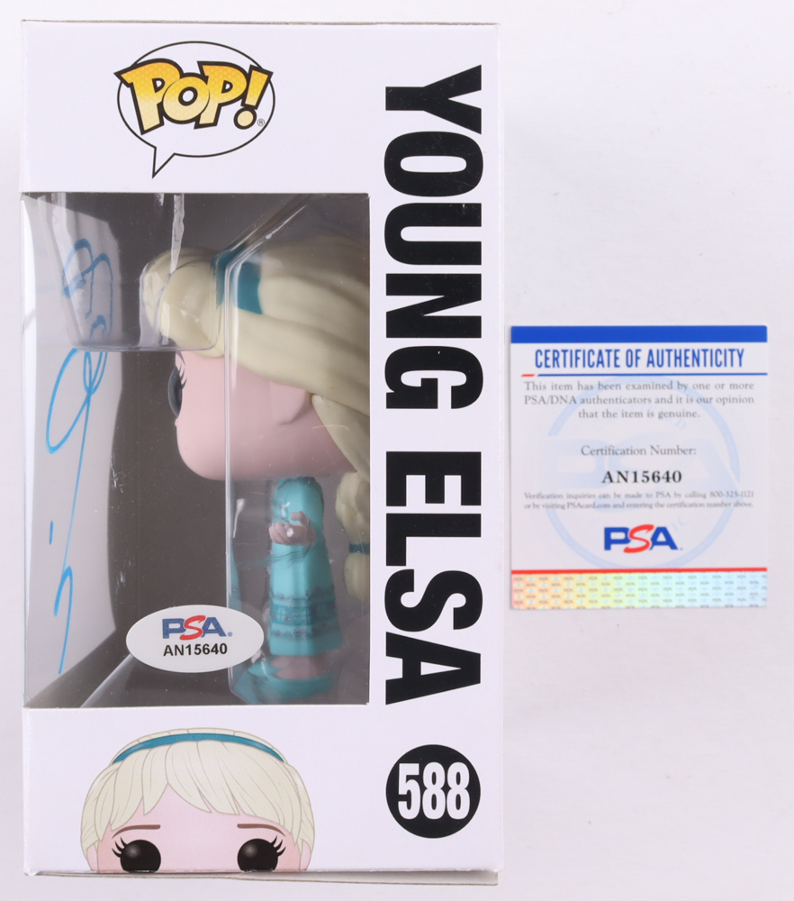 Idina Menzel Signed "Frozen II" #588 Young Elsa Funko Pop! Vinyl Figure ...