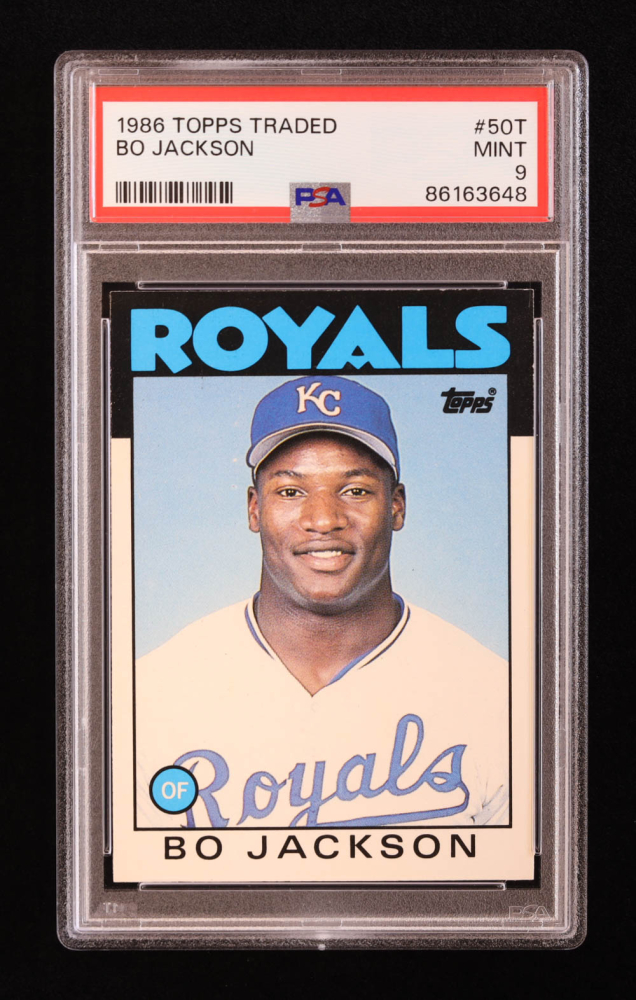 Bo Jackson 1986 Topps Traded #50T XRC (PSA 9) | Pristine Auction