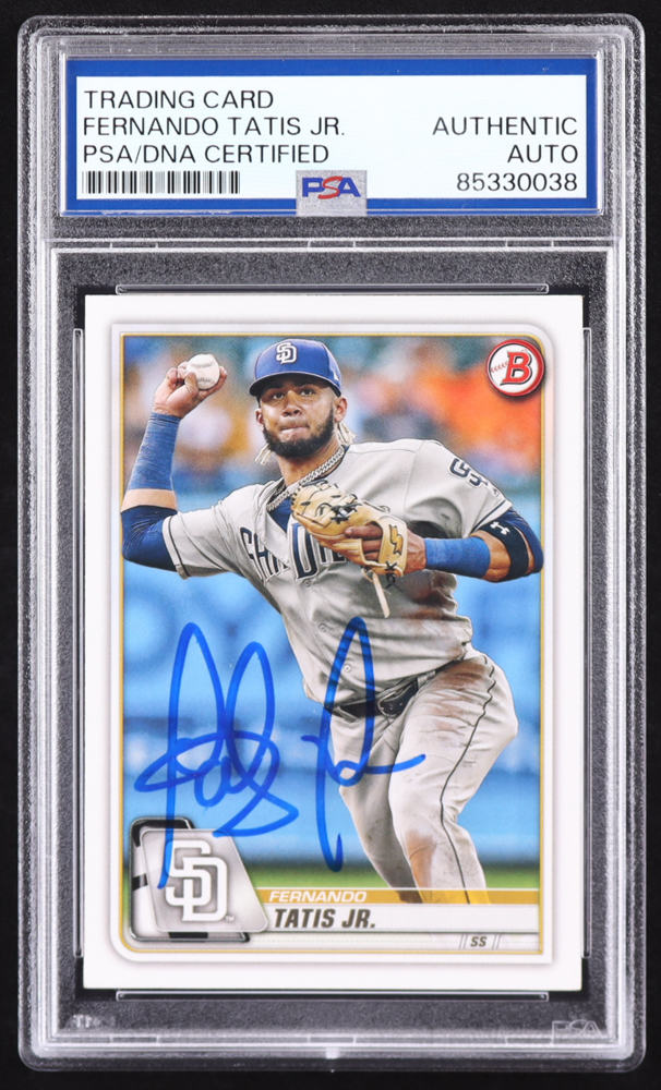 Fernando Tatis Jr. Signed 2020 Bowman #47 (PSA) | Pristine Auction