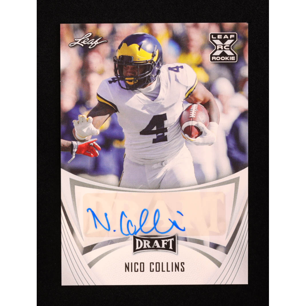 Nico Collins 2021 Leaf Draft Autographs #BANC1 RC | Pristine Auction