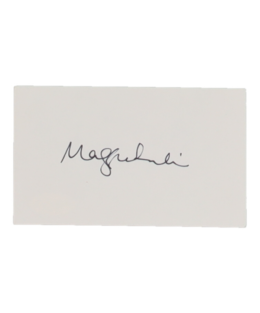 Maggie Smith Signed Index Card (AutographCOA) | Pristine Auction