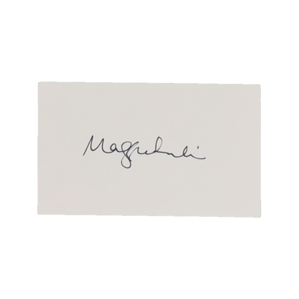 Maggie Smith Signed Index Card (AutographCOA) | Pristine Auction