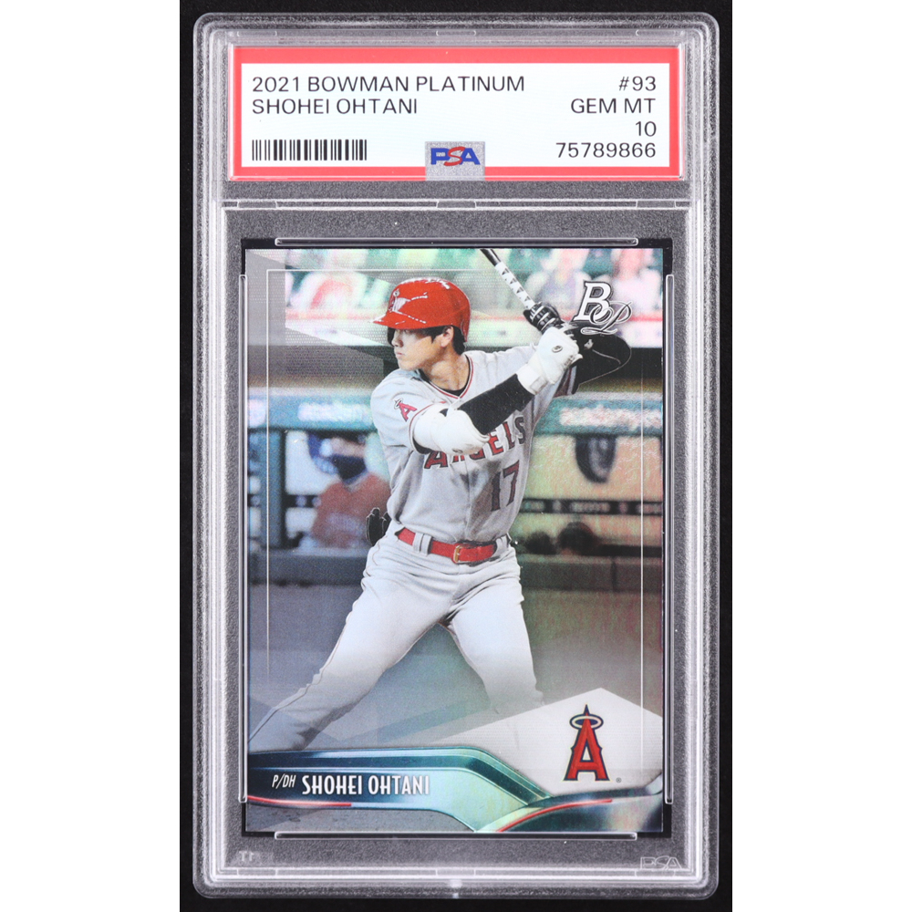Shohei Ohtani 2021 Bowman Platinum #93 (PSA 10) | Pristine Auction