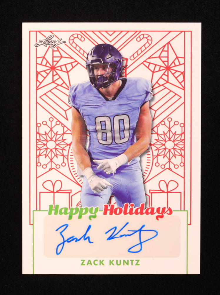 Zack Kuntz 2023 Leaf Happy Holidays Autographs #BAZK1 RC | Pristine Auction