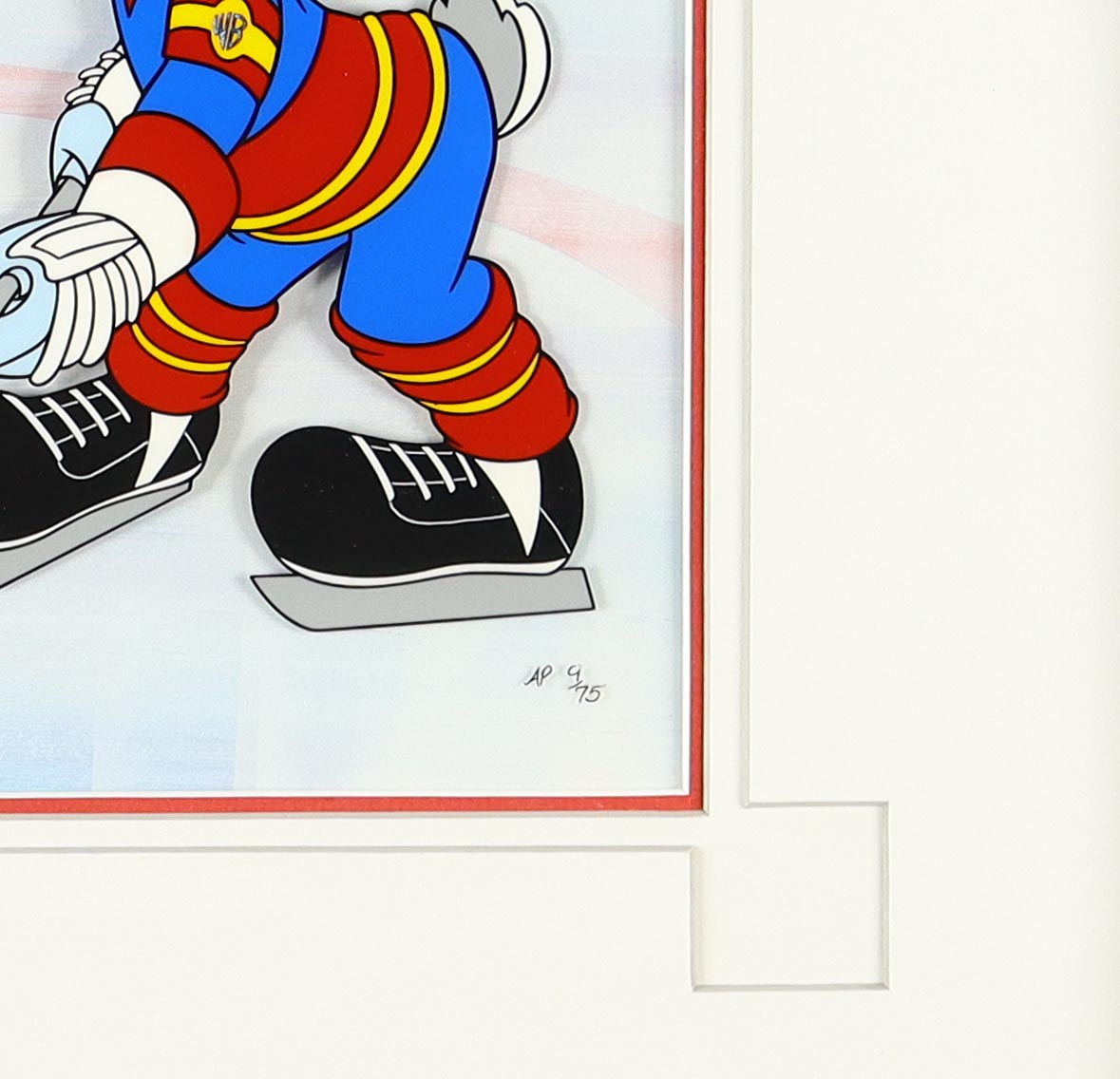 Wayne Gretzky Signed LE "Looney Tunes" Custom Framed Animation Cel ...