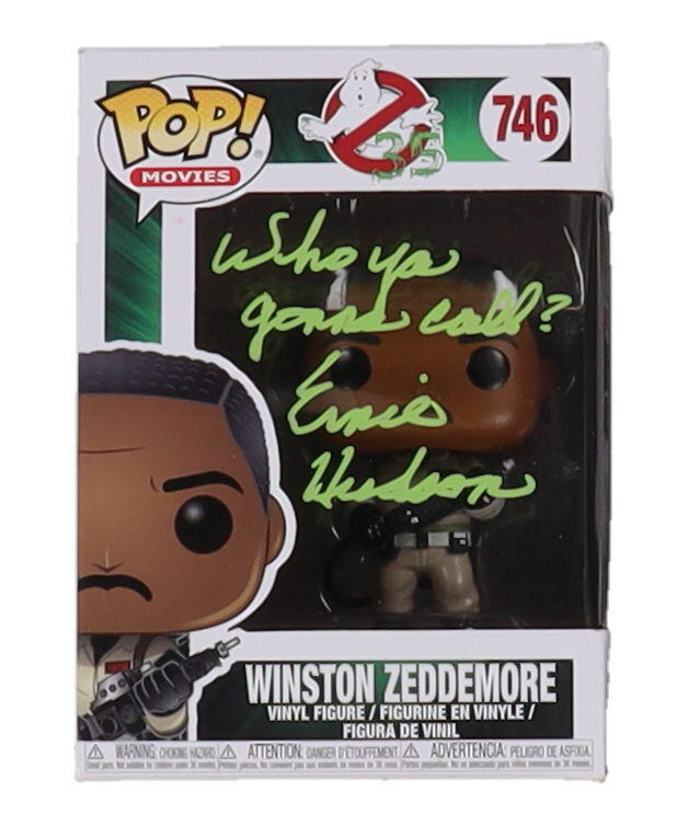 Ernie Hudson Signed "Ghostbusters" #746 Winston Zeddemore Funko Pop ...
