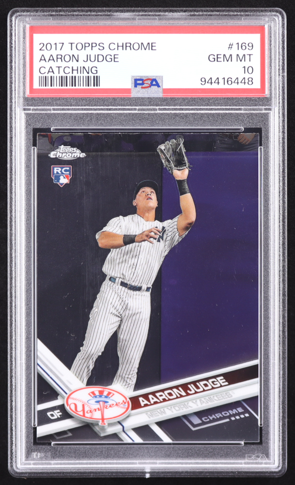 Aaron Judge 2017 Topps Chrome #169A RC (PSA 10) | Pristine Auction