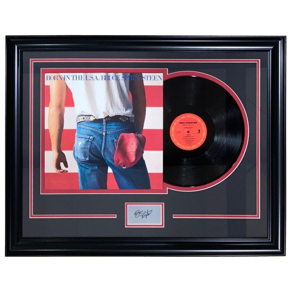 Bruce Springsteen "Born In The USA" Custom Framed Vinyl Record Album ...