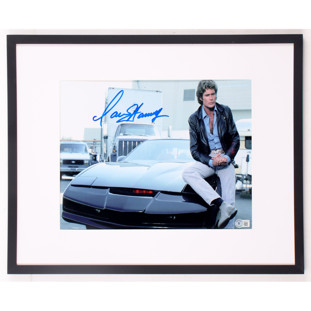 David Hasselhoff Signed "Knight Rider" Custom Framed Photo (Beckett ...
