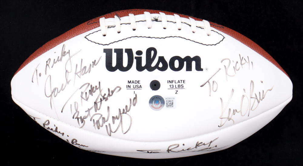 "NFL Greats" NFL Super Bowl XXX Logo Football Signed By (5) With Deacon ...