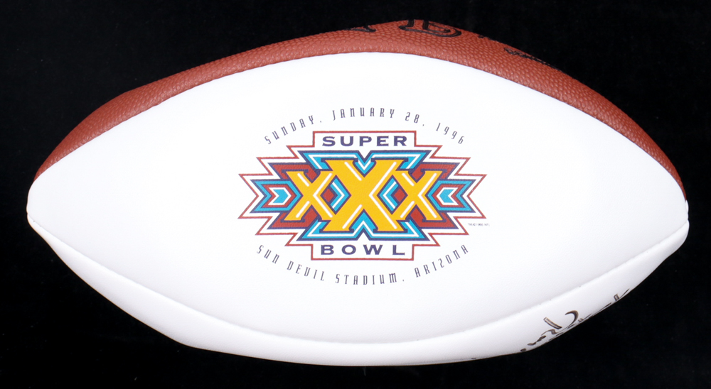 "NFL Greats" NFL Super Bowl XXX Logo Football Signed By (5) With Deacon ...